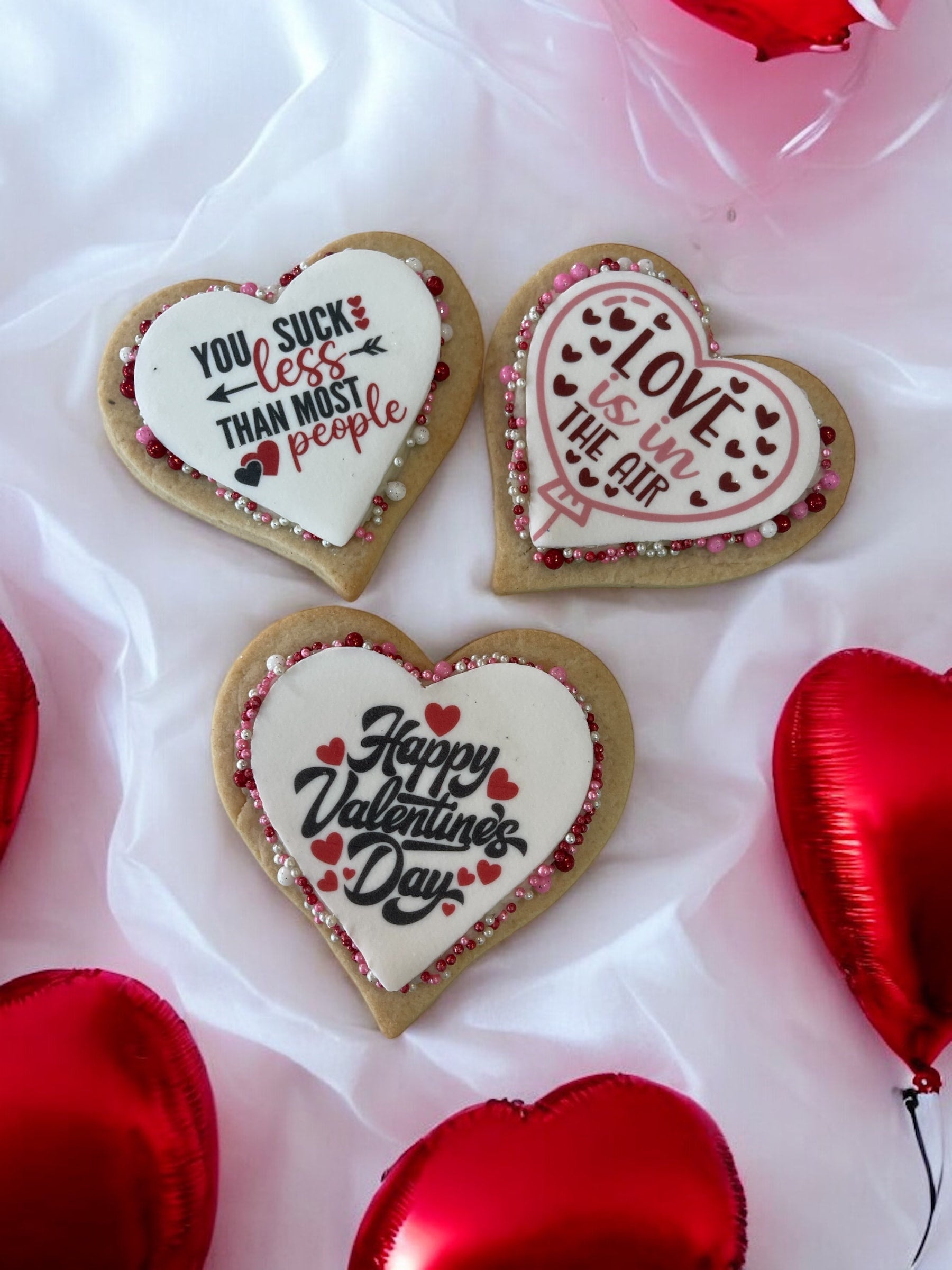 Large Buttercream Heart Shaped Sugar Cookies | Sweet Cupcasions